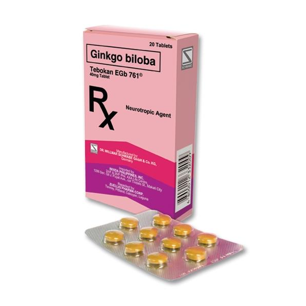 TEBOKAN Ginkgo Biloba Egb 761 40mg Film-Coated Tablet 1's price in the ...
